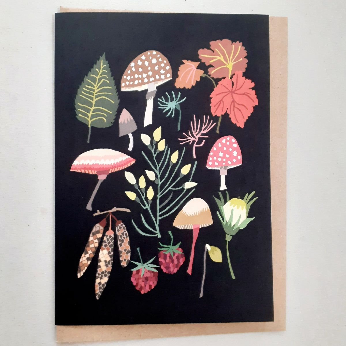 Mushrooms & Moss Greeting Card – Cornercopia Store