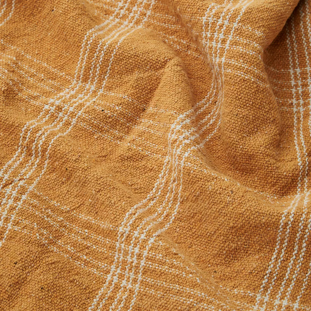 Recycled Cotton Throw - Honey – Cornercopia Store
